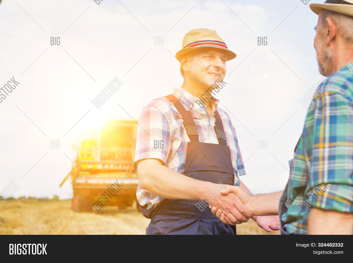 Farmers Shaking Hands Image & Photo (Free Trial) | Bigstock