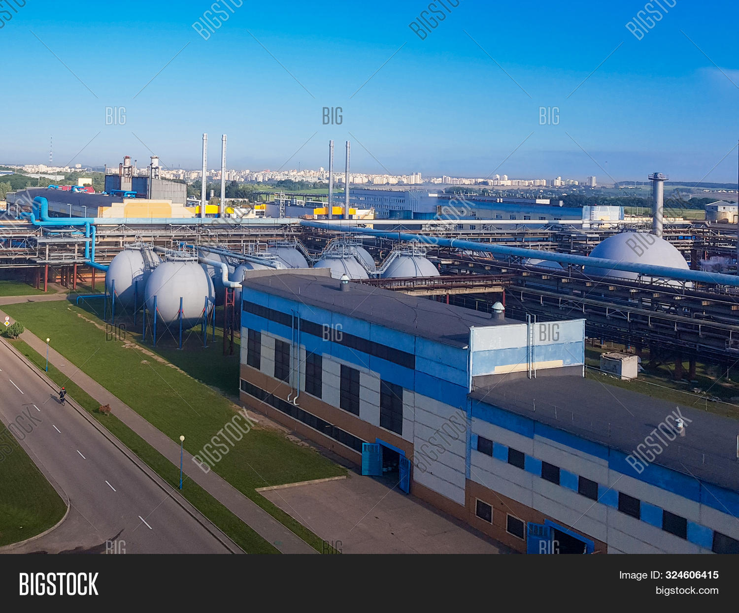 Chemical Plant. Large Image & Photo (Free Trial) | Bigstock