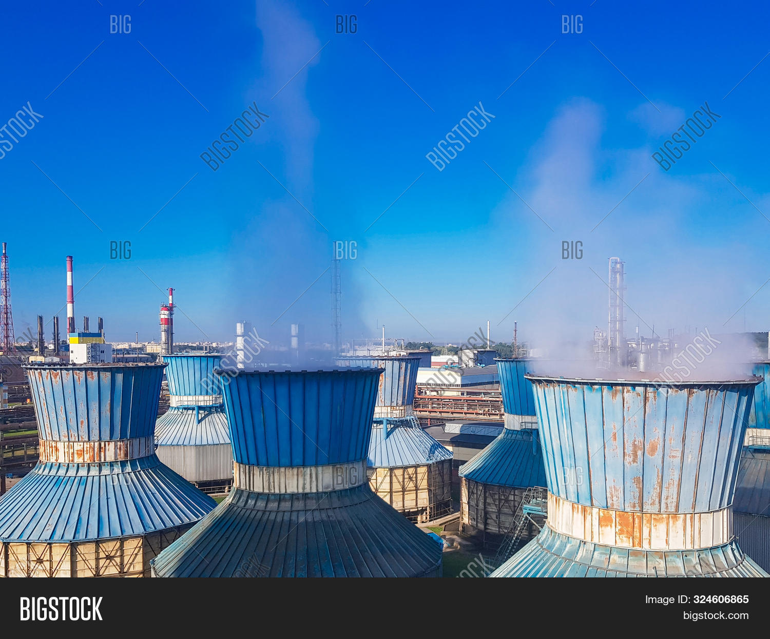 Chemical Plant. Large Image & Photo (Free Trial) | Bigstock