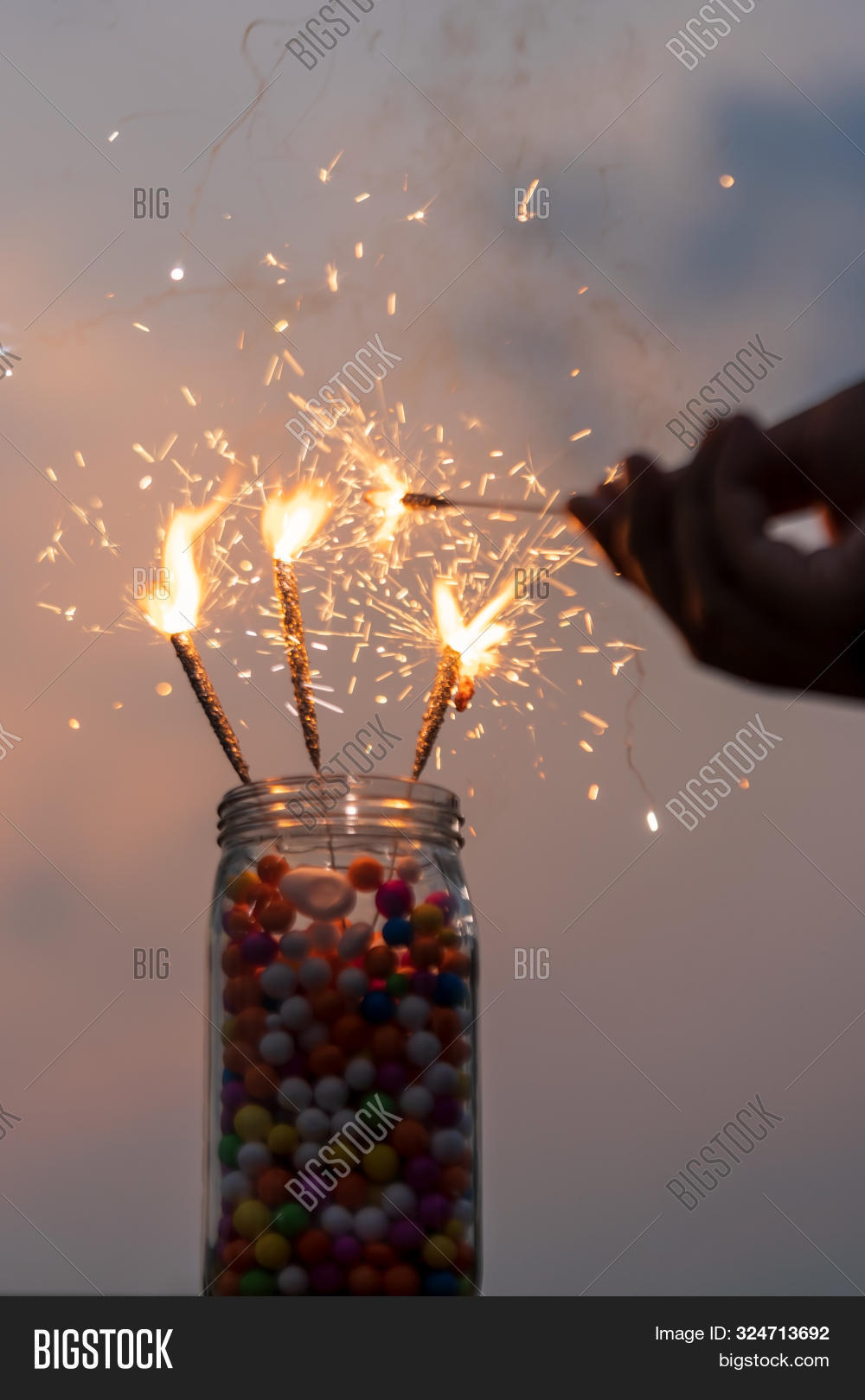 Burning Sparklers Image & Photo (Free Trial) | Bigstock