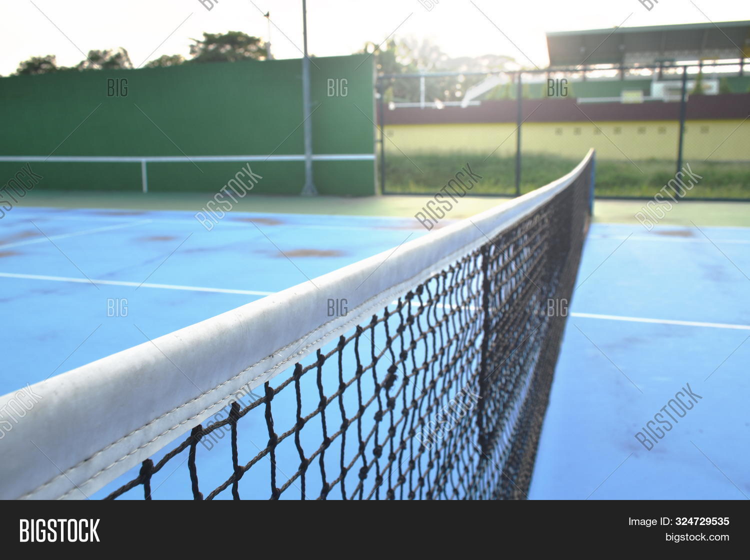 Net Tennis Court White Image & Photo (Free Trial) | Bigstock