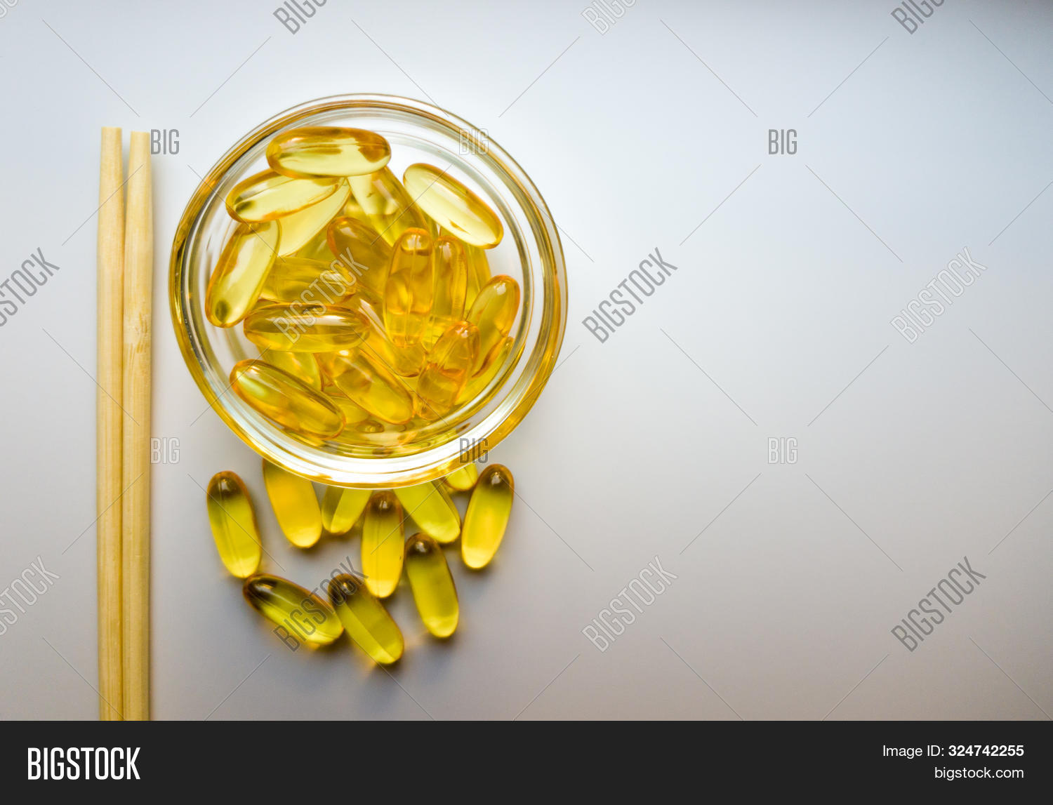 Fish Oil Capsules On Image & Photo (Free Trial) | Bigstock