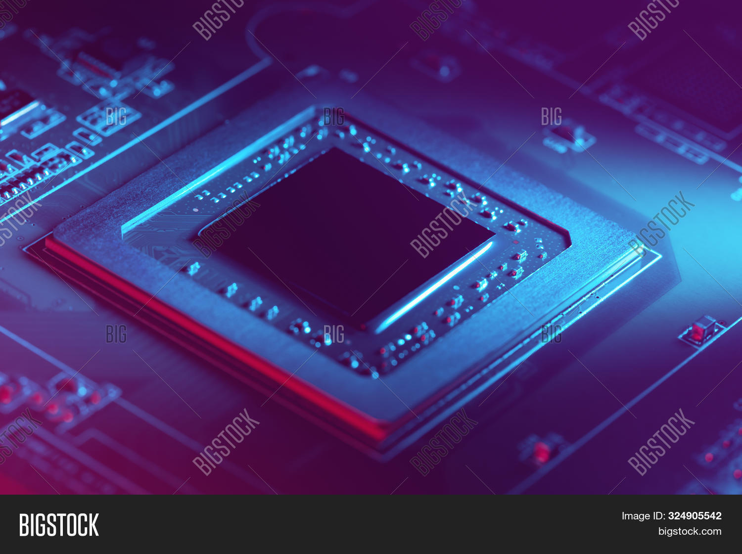 Futuristic Electronic Image & Photo (Free Trial) | Bigstock