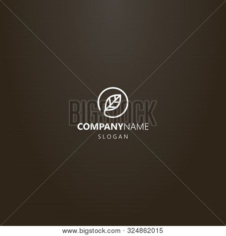 White Logo On Black Vector & Photo (Free Trial) | Bigstock