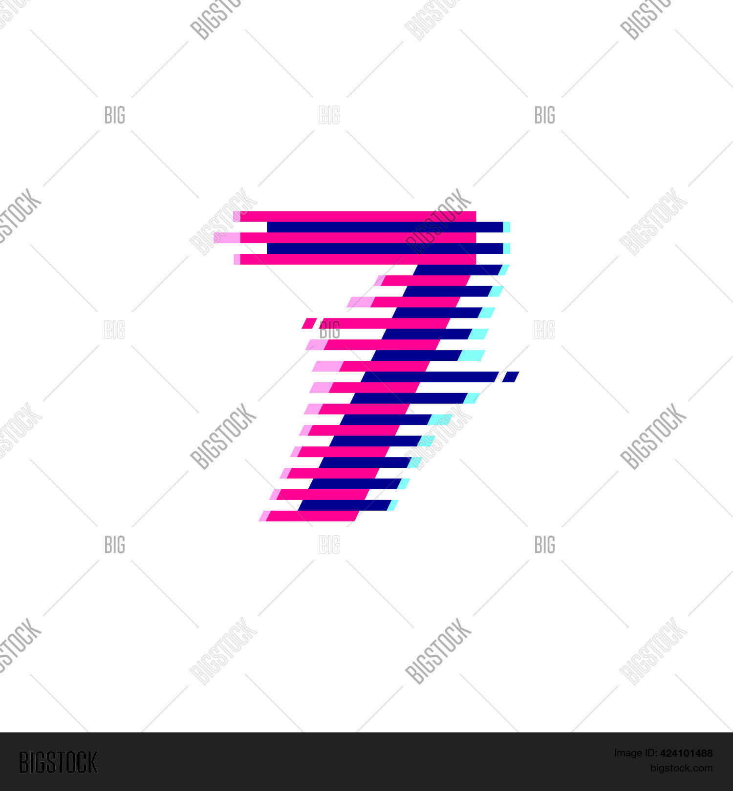 Number Seven Logo Vector & Photo (Free Trial) | Bigstock