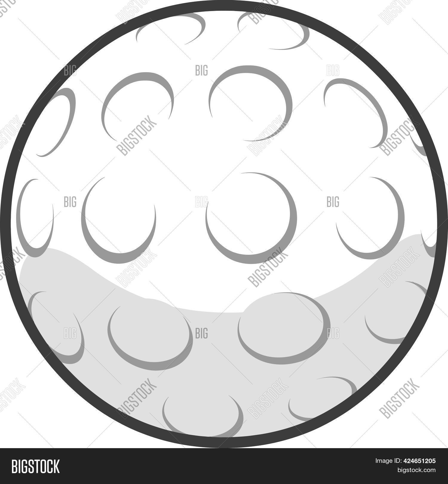 Cartoon Golf Ball. Image & Photo (Free Trial) | Bigstock