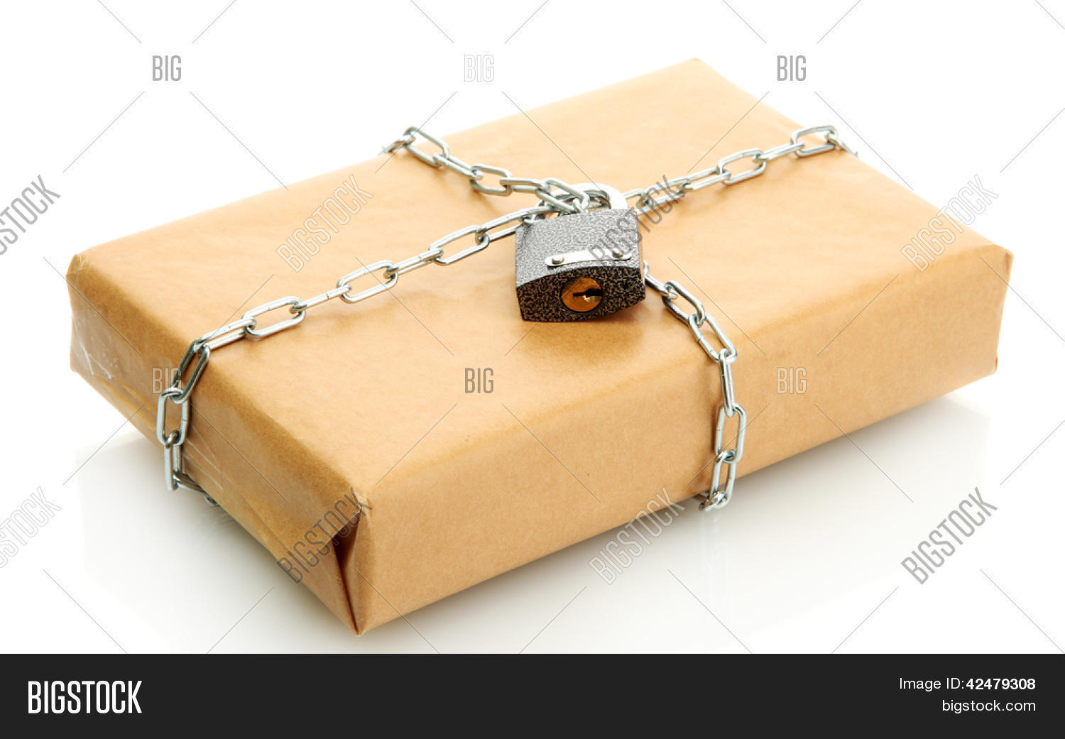Parcel Chain Padlock, Image & Photo (Free Trial) | Bigstock