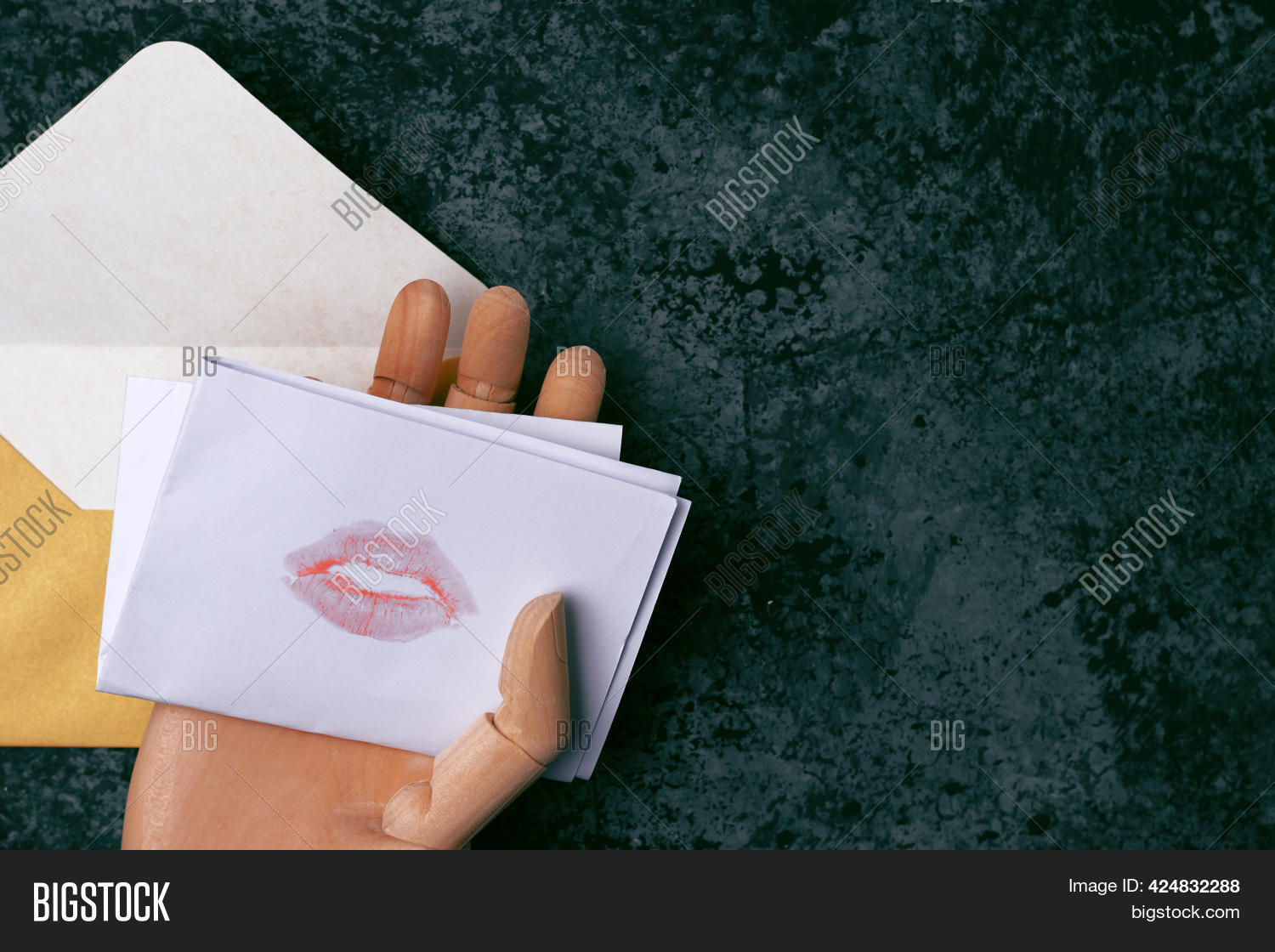 Love Letter Print Lips Image & Photo (Free Trial) | Bigstock