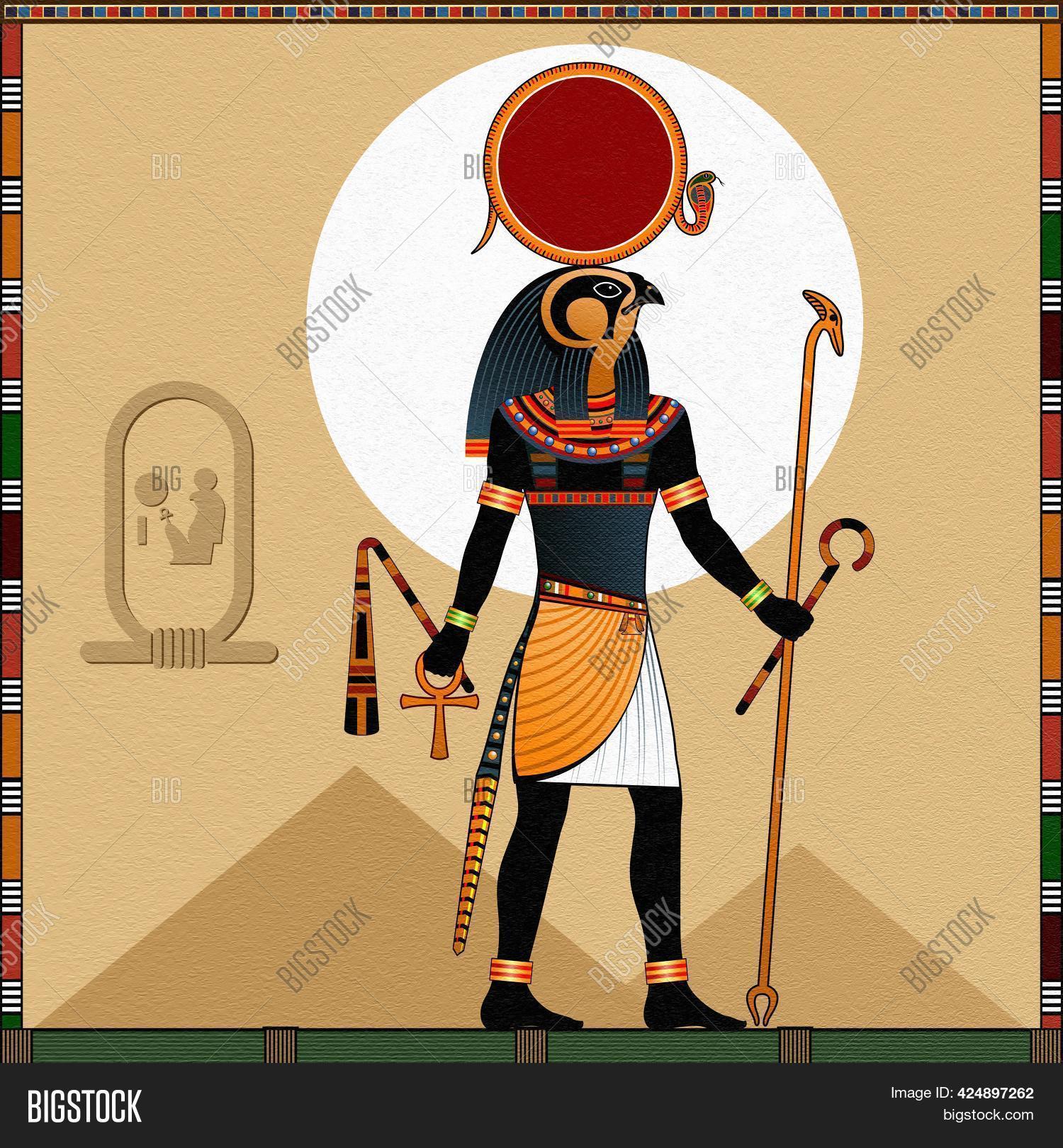 Ancient Egyptian Sun Image & Photo (Free Trial) | Bigstock