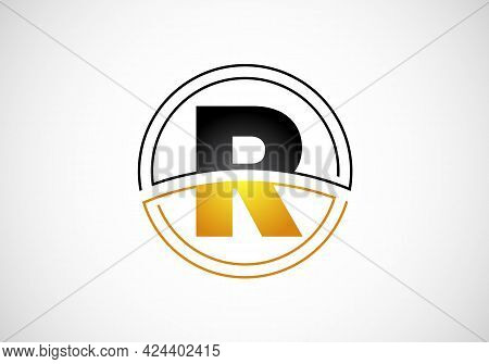 Initial Letter R Vector & Photo (Free Trial) | Bigstock