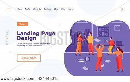 Lazy Employees Making Vector & Photo (Free Trial) | Bigstock