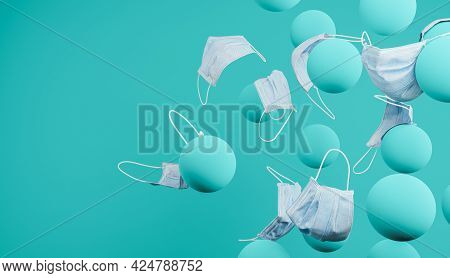 Surgical Masks Falling Image & Photo (Free Trial) | Bigstock
