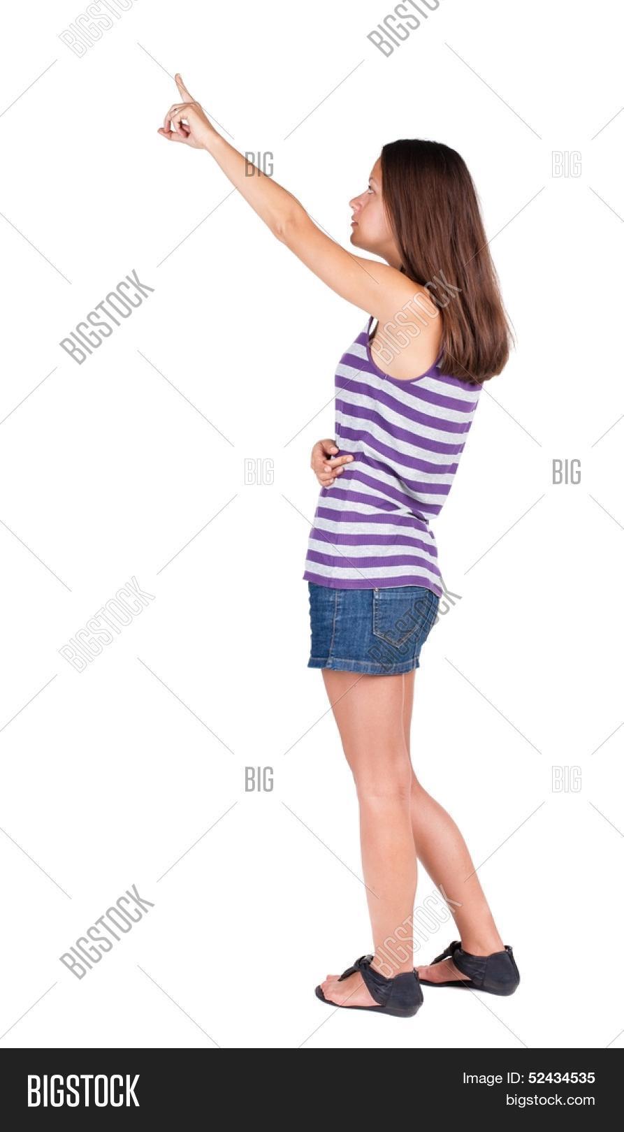 Back View Pointing Image & Photo (Free Trial) | Bigstock