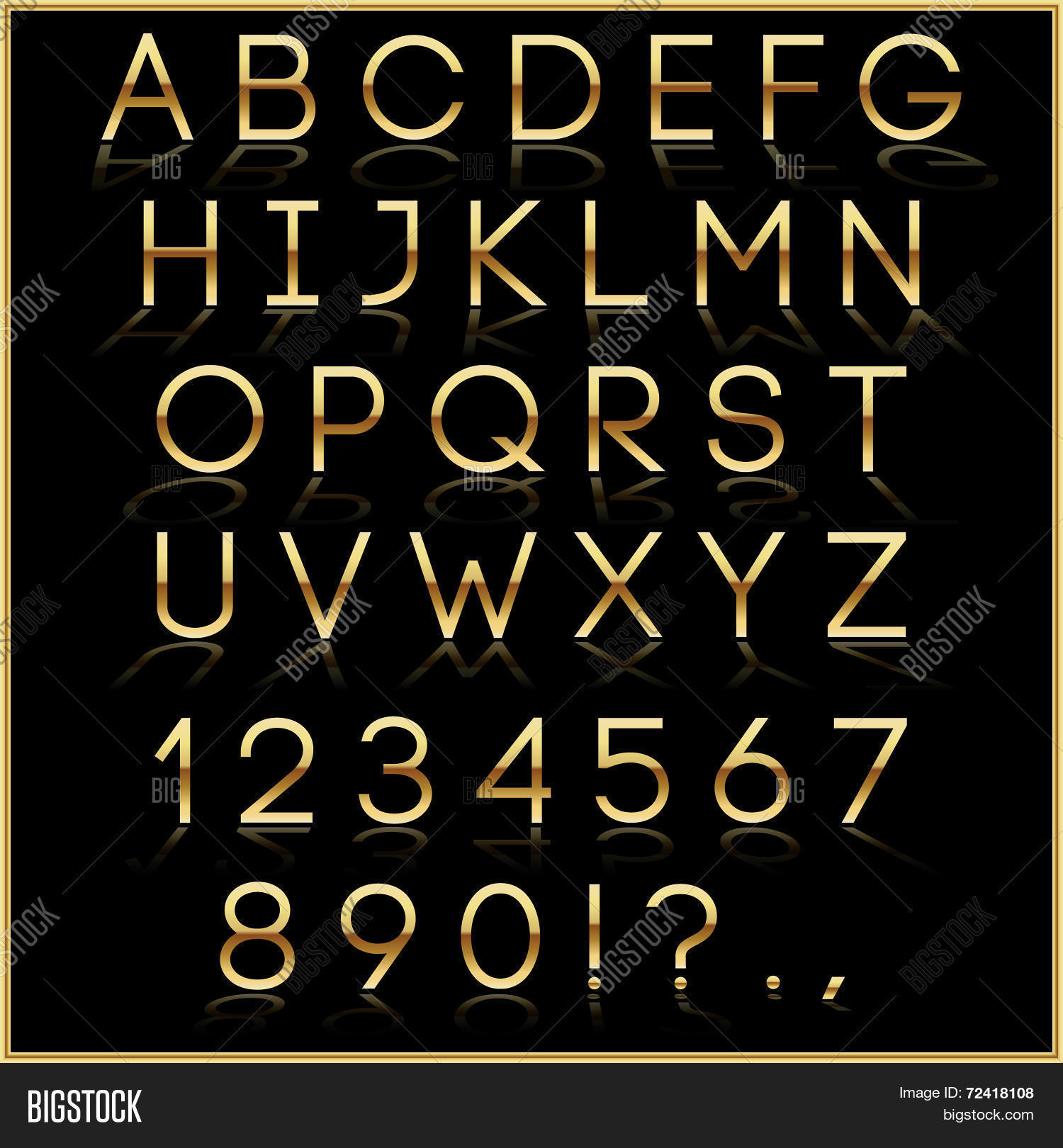 Vector Golden Vector & Photo (Free Trial) | Bigstock