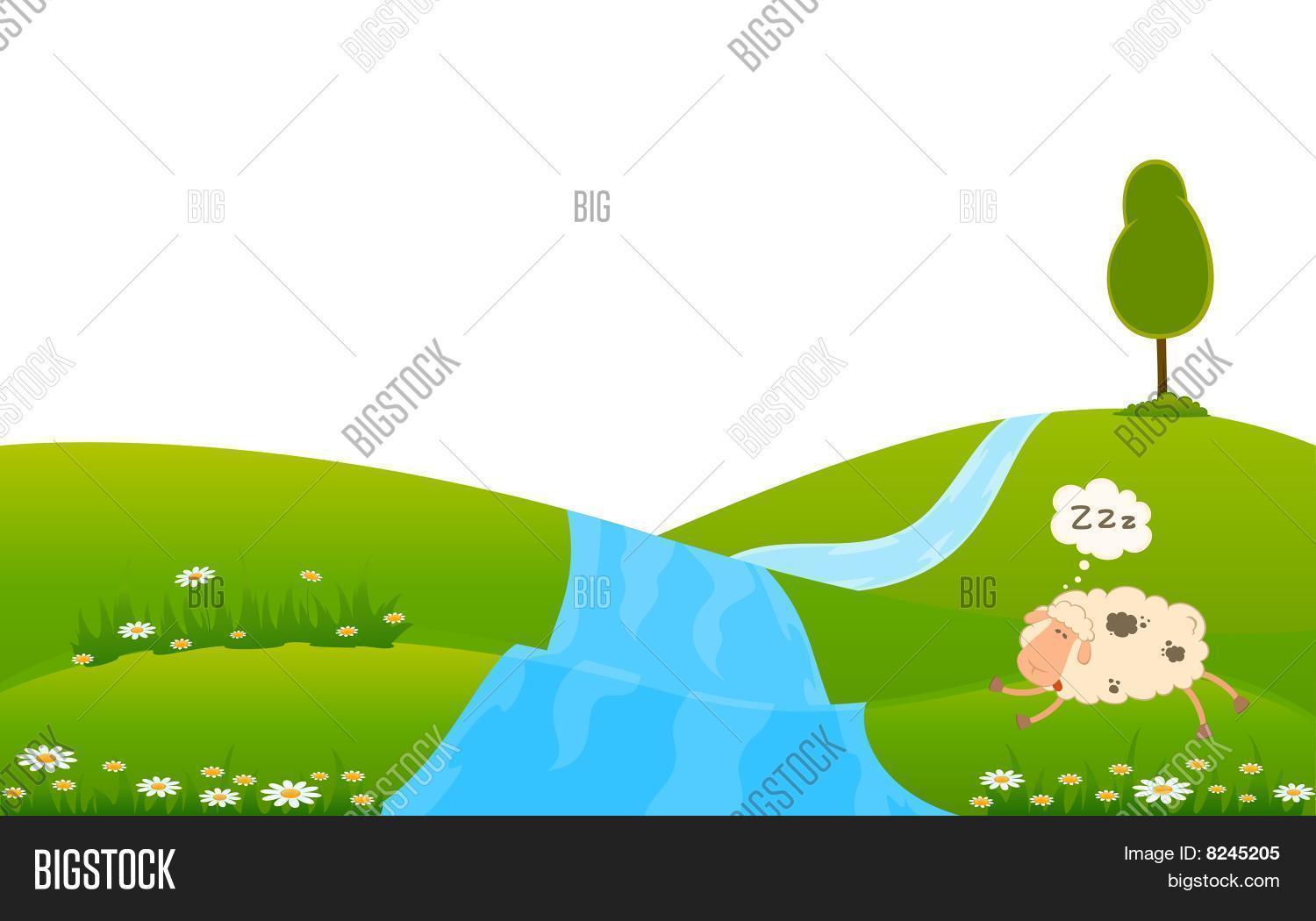 Cartoon Sheep Walk Image & Photo (Free Trial) | Bigstock