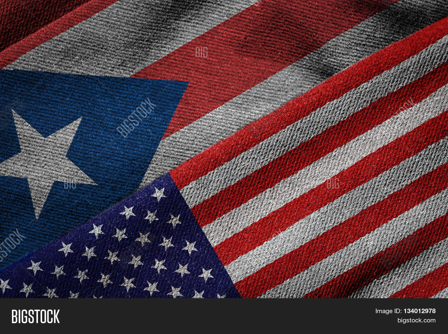 Flags Usa Puerto Rico Image & Photo (Free Trial) | Bigstock
