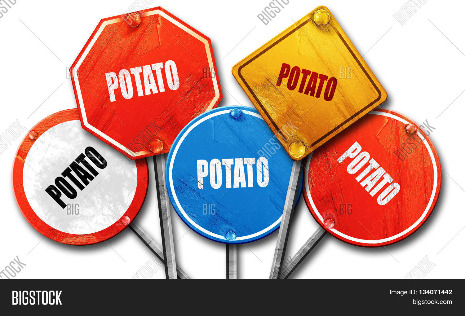 Delicious Potato Sign Image & Photo (Free Trial) | Bigstock