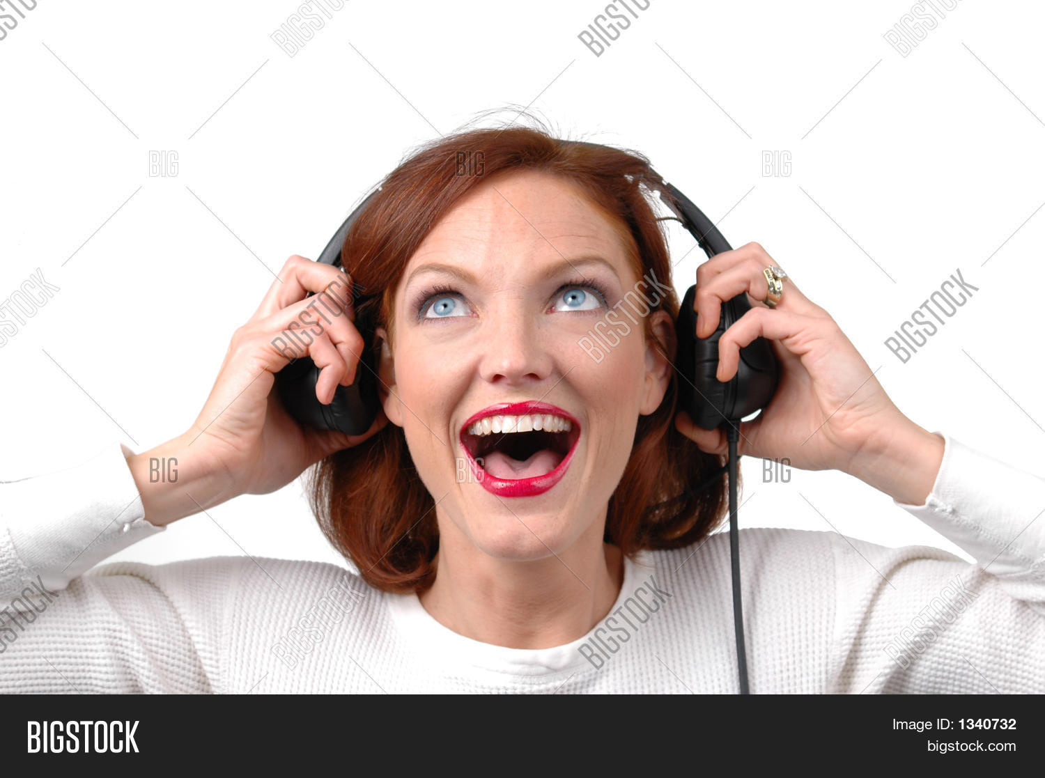 Woman Headphones Image & Photo (Free Trial) | Bigstock