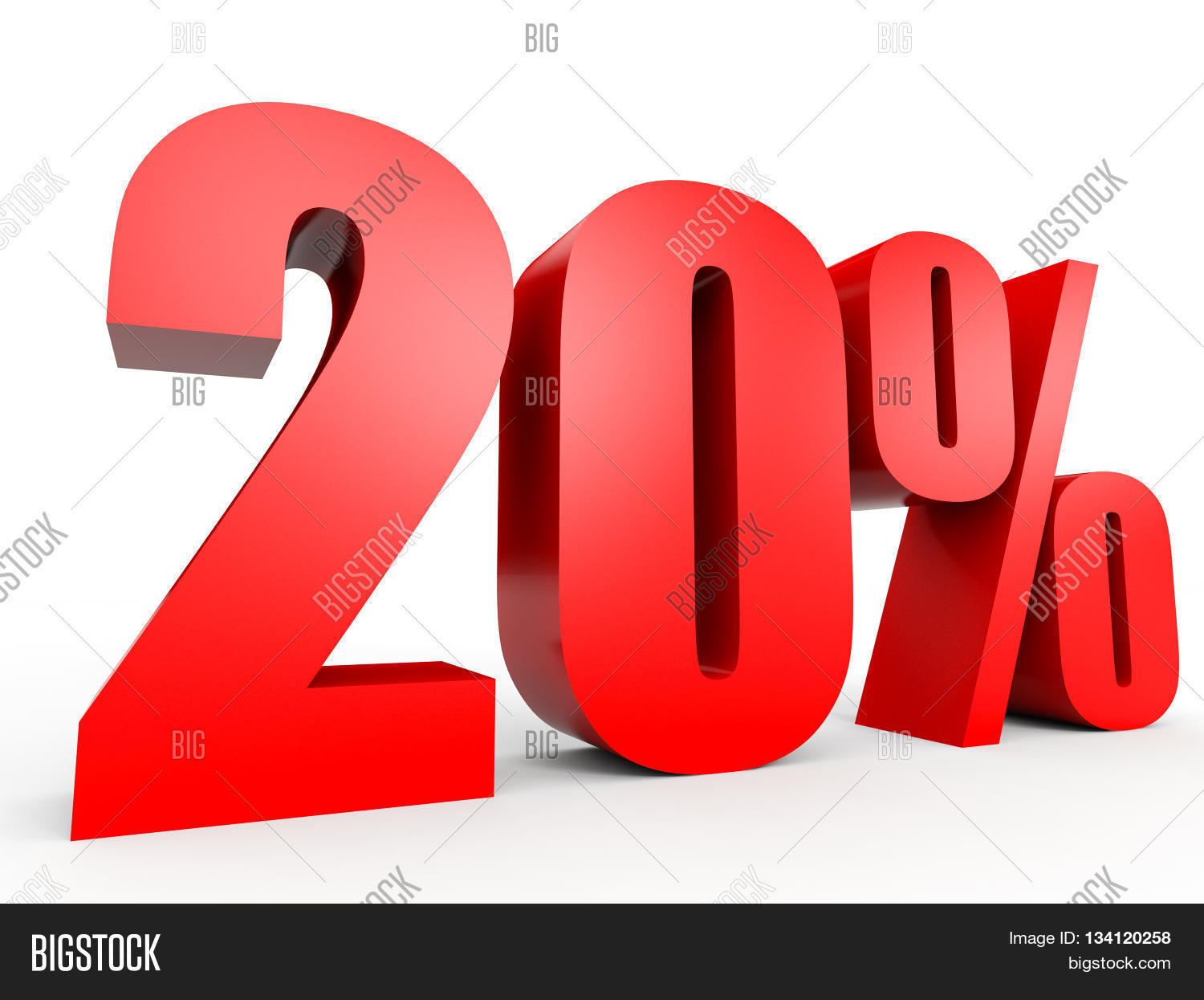 Discount 20 Percent Image & Photo (Free Trial) | Bigstock