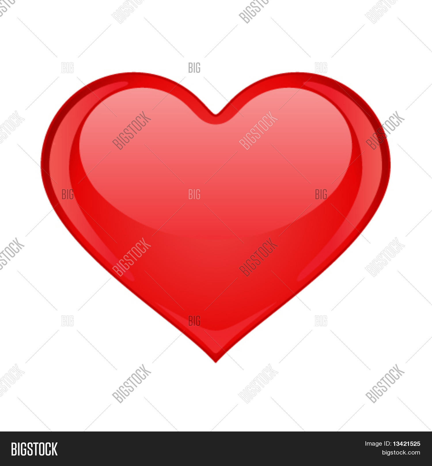 Red Heart Vector Vector & Photo (Free Trial) | Bigstock