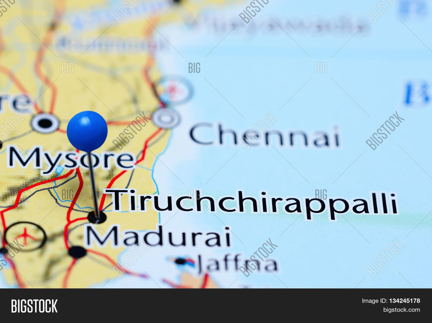 Tiruchirappalli Pinned Image & Photo (Free Trial) | Bigstock