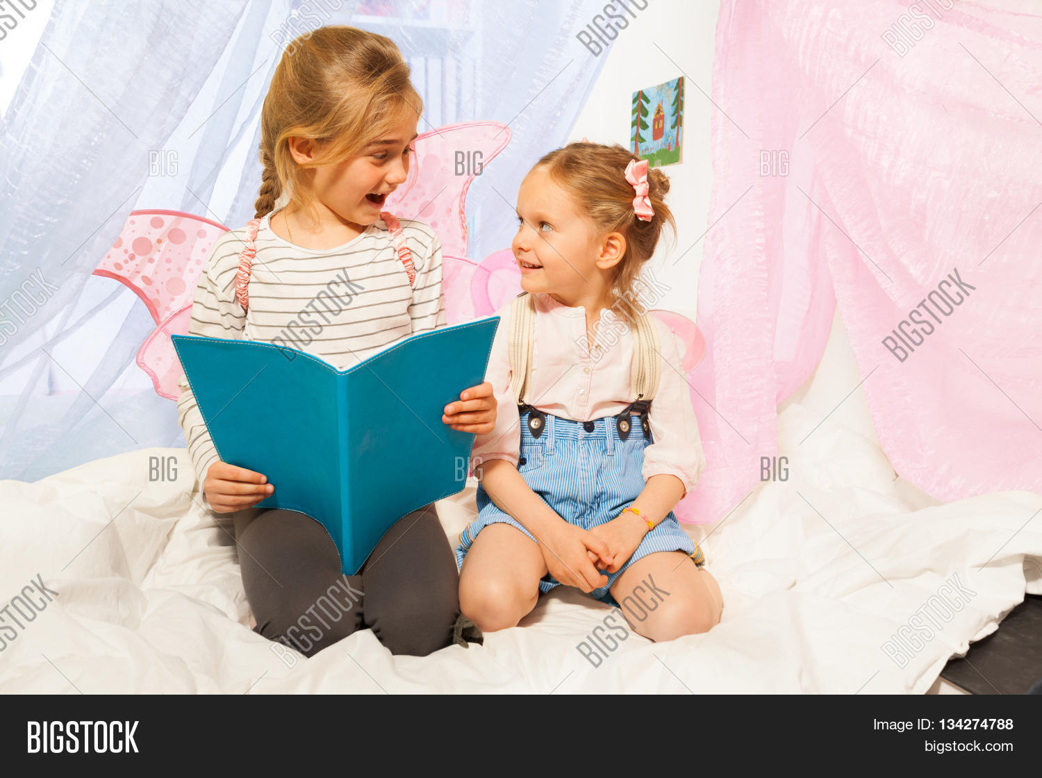 Two Happy Girls Image & Photo (Free Trial) | Bigstock
