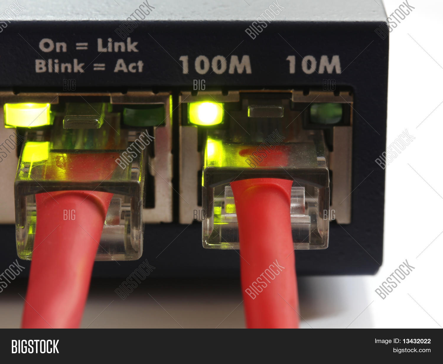 Network Switch Two Red Image & Photo (Free Trial) | Bigstock