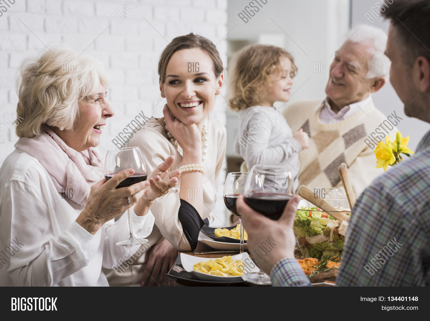 Happy Family Gathering Image & Photo (Free Trial) | Bigstock