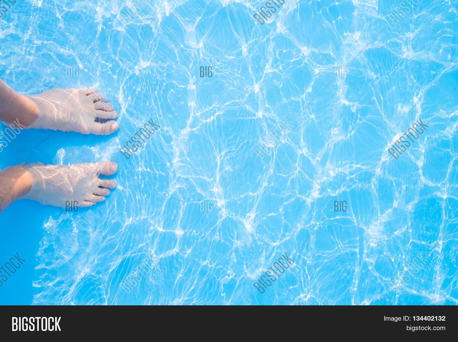 Barefoot Blue Swimming Image & Photo (Free Trial) | Bigstock
