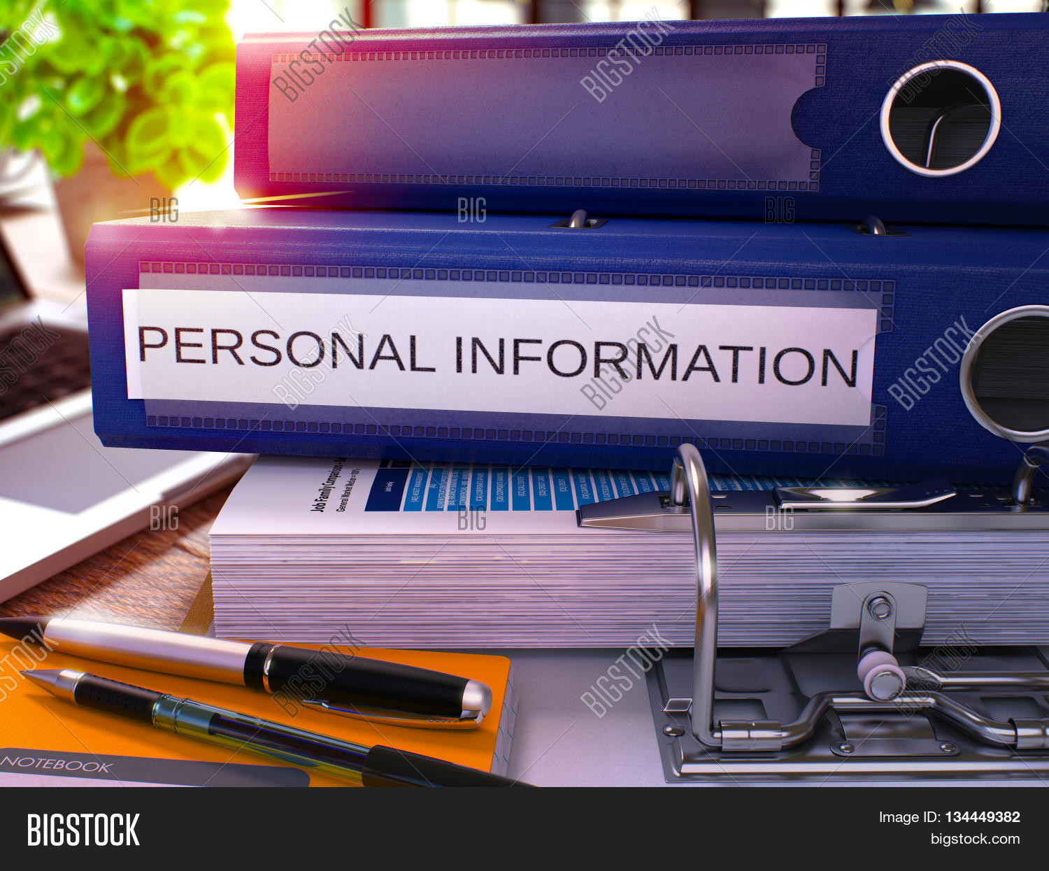 Personal Information Image & Photo (Free Trial) | Bigstock