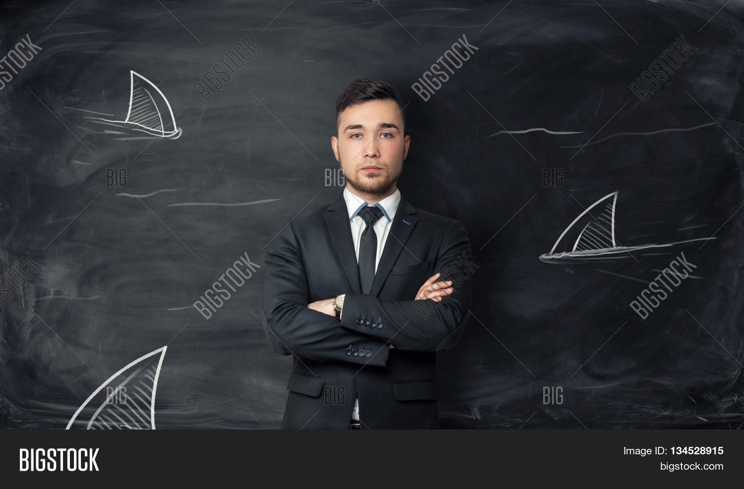 Businessman Stands On Image & Photo (Free Trial) | Bigstock
