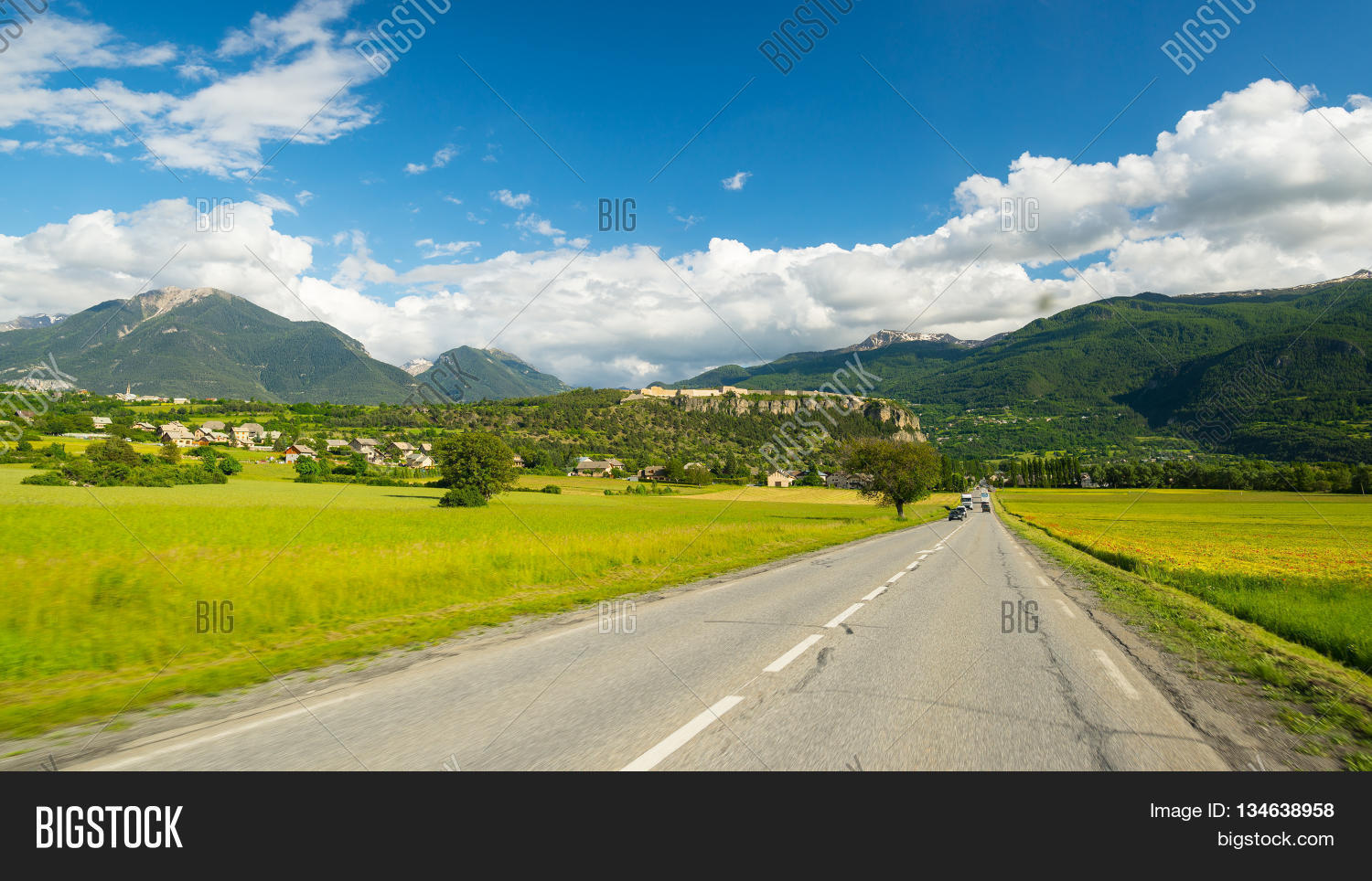 Paved Two Lane Road Image & Photo (Free Trial) | Bigstock