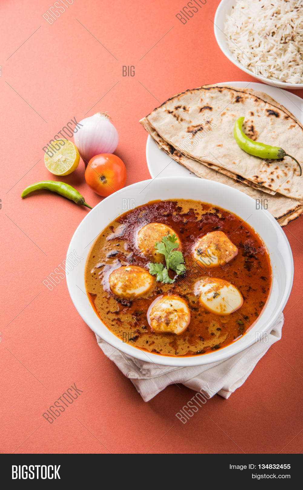 Egg Curry Roti/chapati Image & Photo (Free Trial) | Bigstock