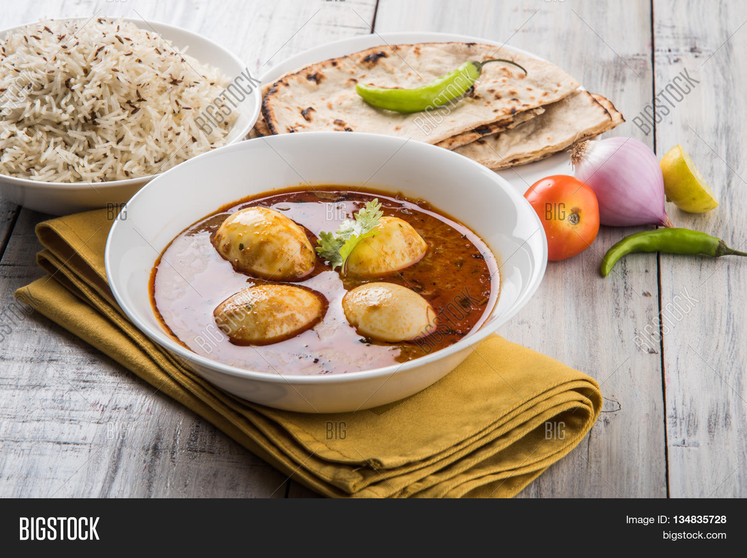 Egg Curry Roti/chapati Image & Photo (Free Trial) | Bigstock