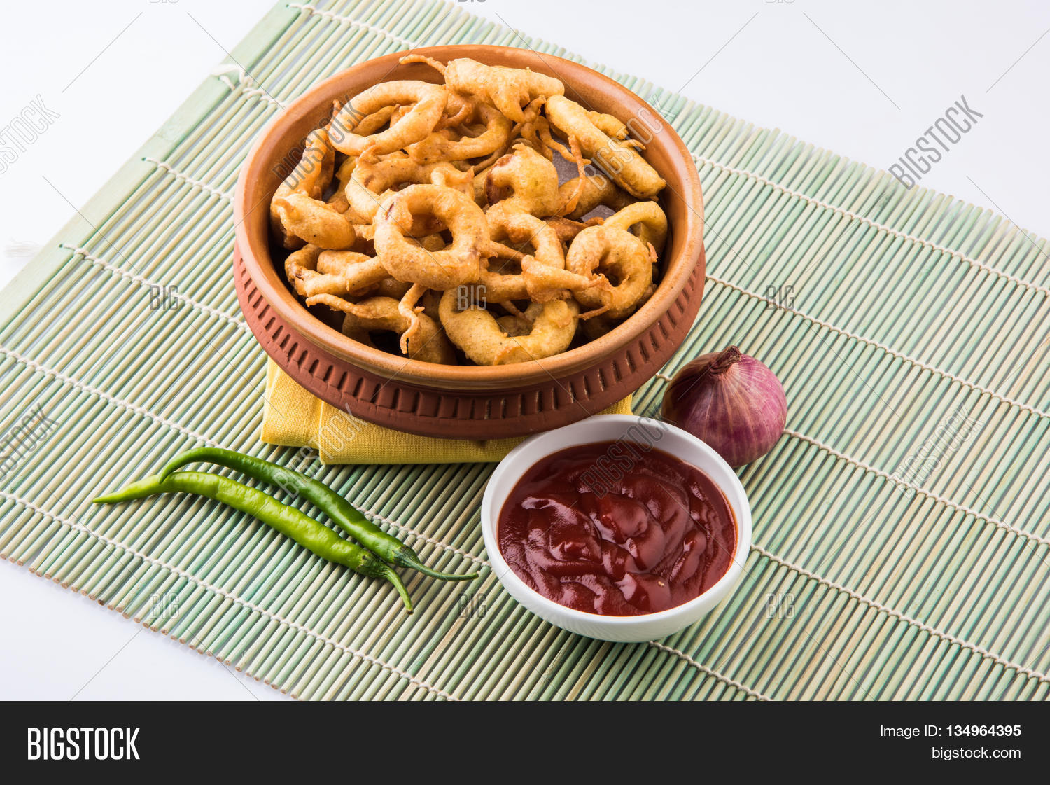 Crispy Onion Bhaji Image & Photo (Free Trial) | Bigstock