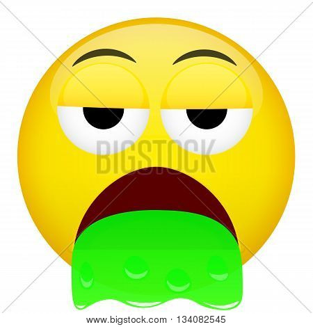 Emoji. Barf Spew Image & Photo (Free Trial) | Bigstock