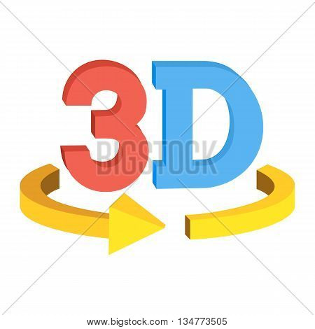3D Rotate Button Sign Vector & Photo (Free Trial) | Bigstock