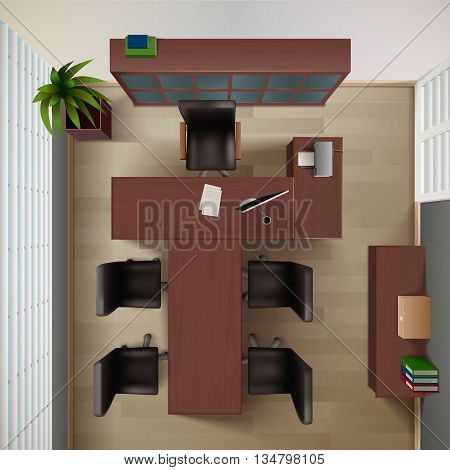 Office Interior Vector & Photo (Free Trial) | Bigstock
