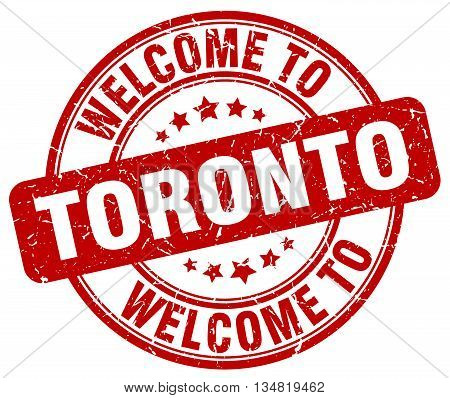 Welcome Toronto Stamp Vector & Photo (Free Trial) | Bigstock