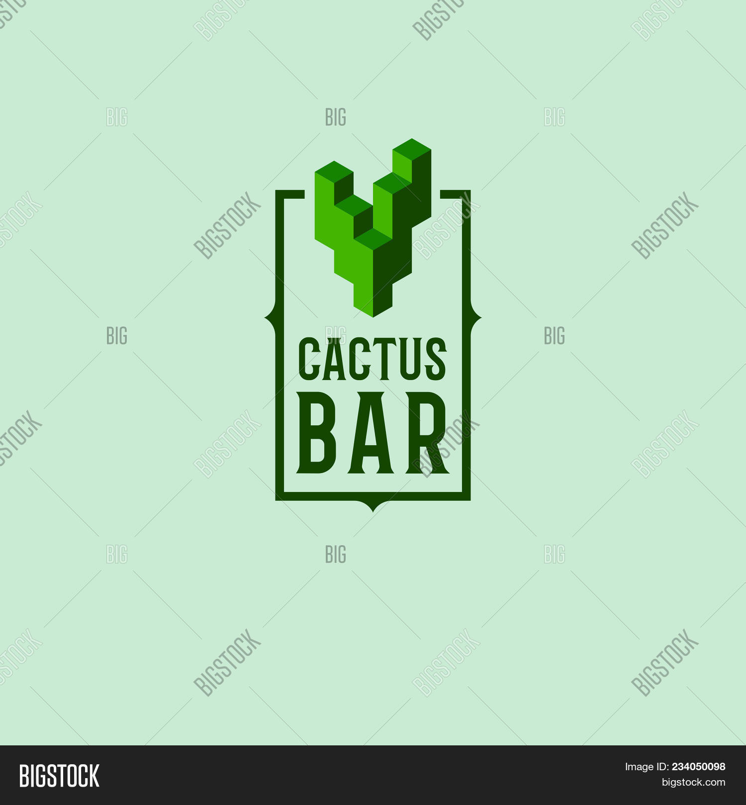 Cactus Bar 矢量图和照片（免费试用） | Bigstock
