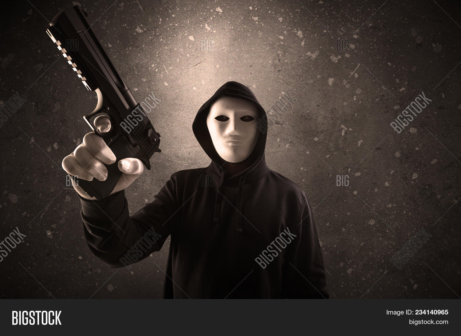 Masked Armed Villain Image & Photo (Free Trial) | Bigstock