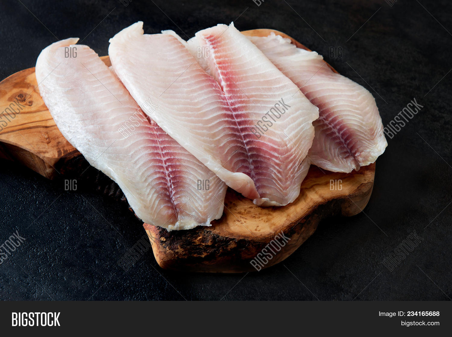 Fresh Fish Fillet On Image & Photo (Free Trial) | Bigstock
