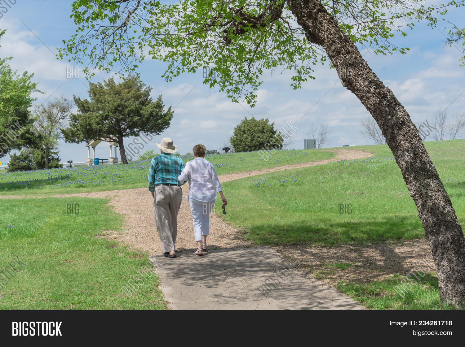 Rear View Happy Senior Image & Photo (Free Trial) | Bigstock