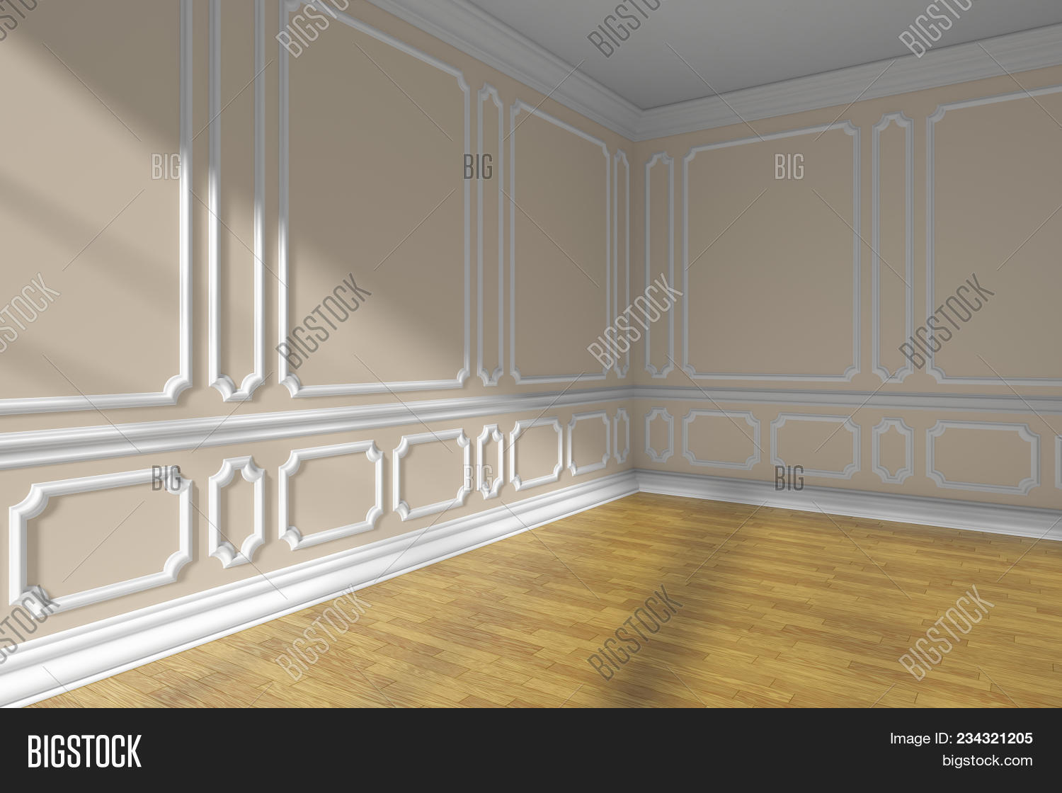 Corner Empty Beige Image & Photo (Free Trial) | Bigstock