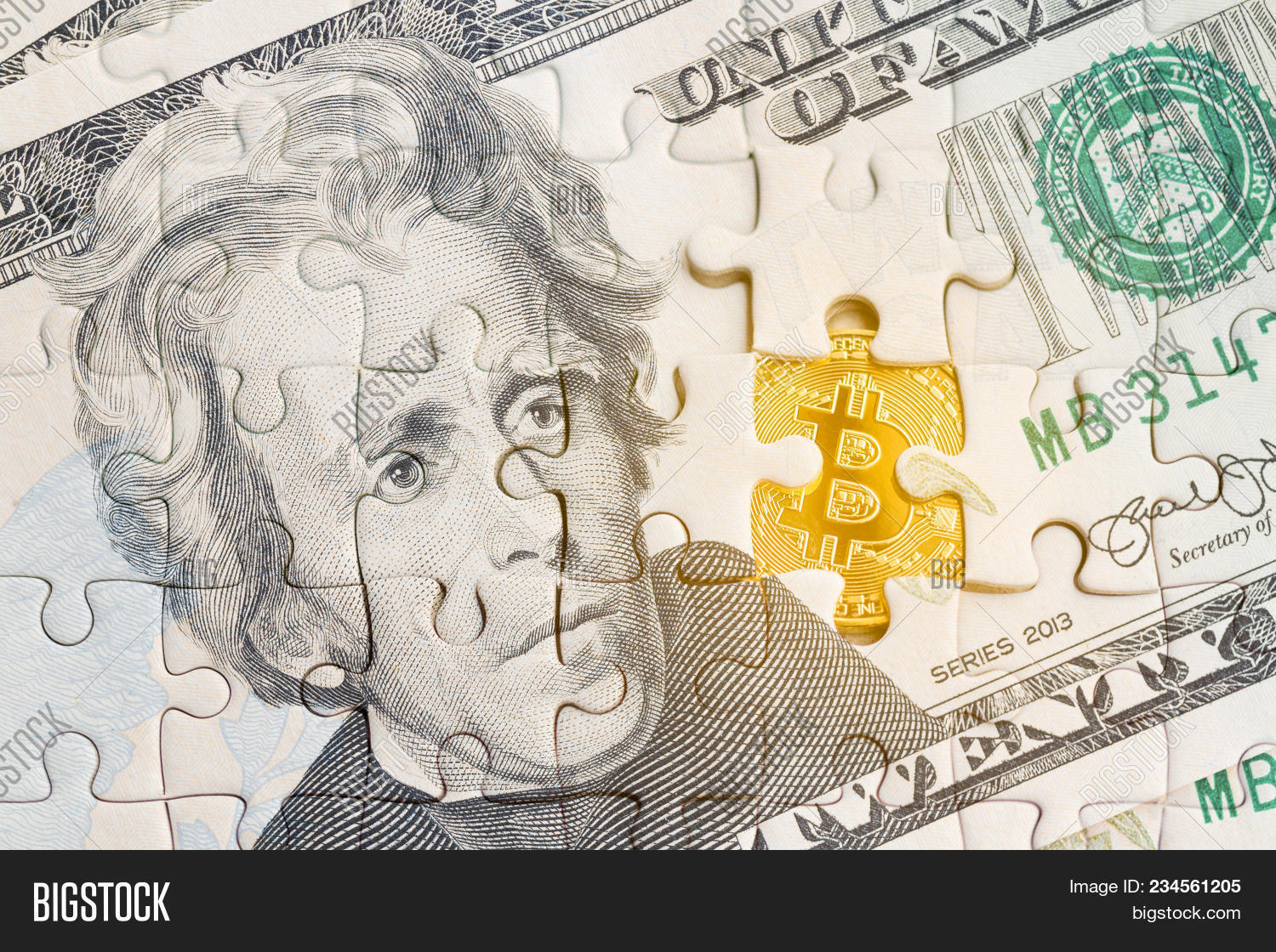 Usa Banknotes Jigsaw Image & Photo (Free Trial) | Bigstock