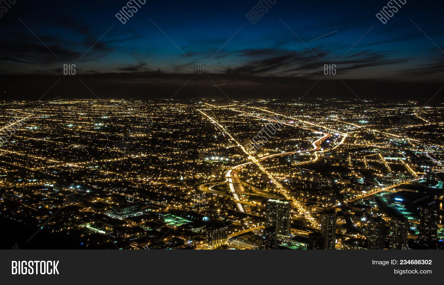Night City Lights Image & Photo (Free Trial) | Bigstock