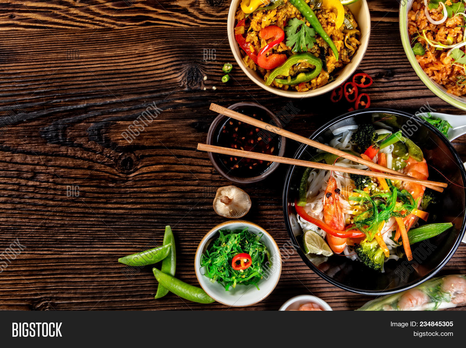 Asian Food Variation Image & Photo (Free Trial) | Bigstock