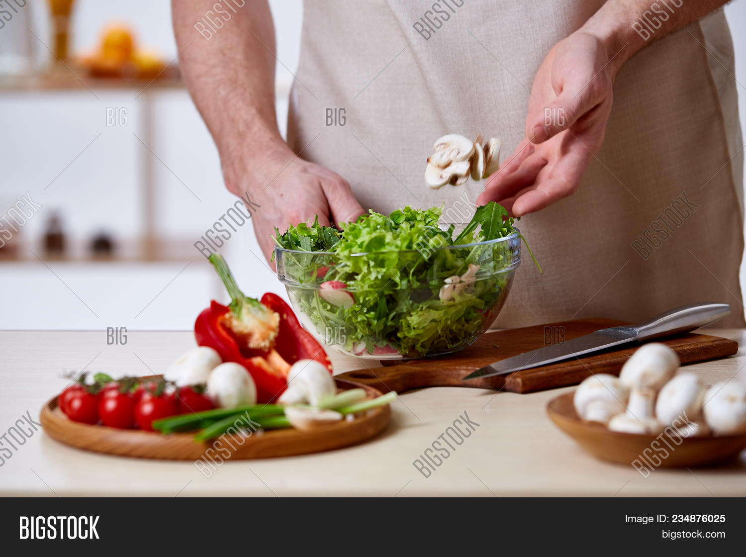 Man Cooking Kitchen Image & Photo (Free Trial) | Bigstock