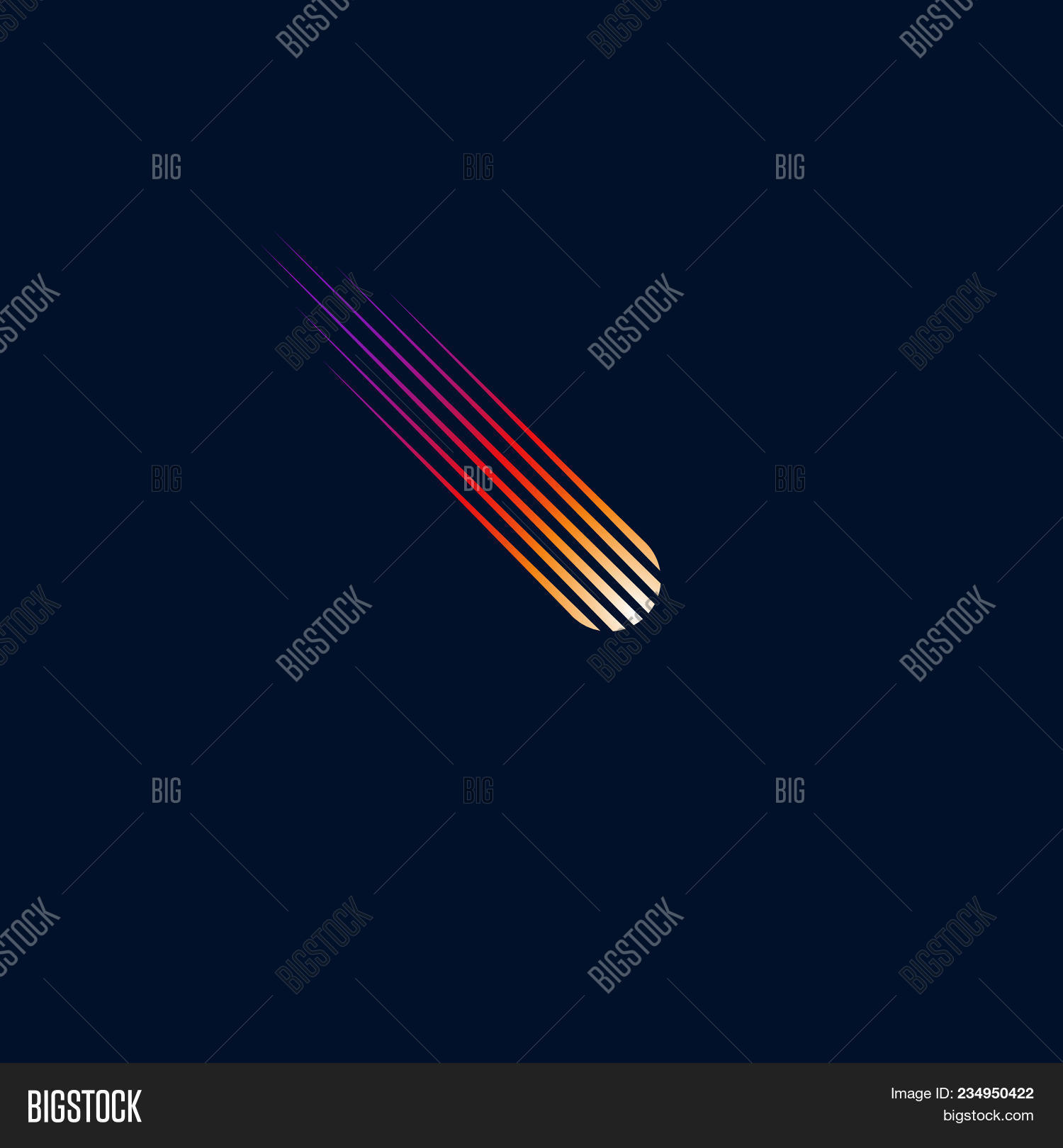 Comet Logo. Meteor Vector & Photo (Free Trial) | Bigstock