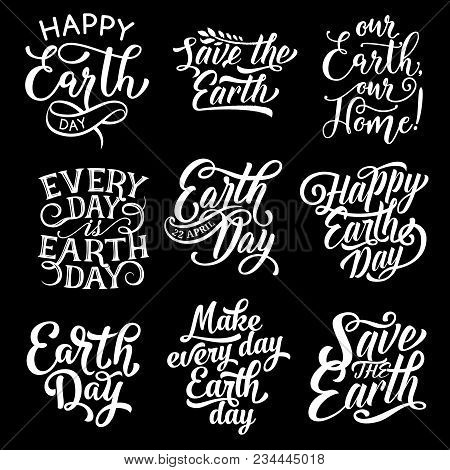 Earth Day Save Planet Vector & Photo (Free Trial) | Bigstock